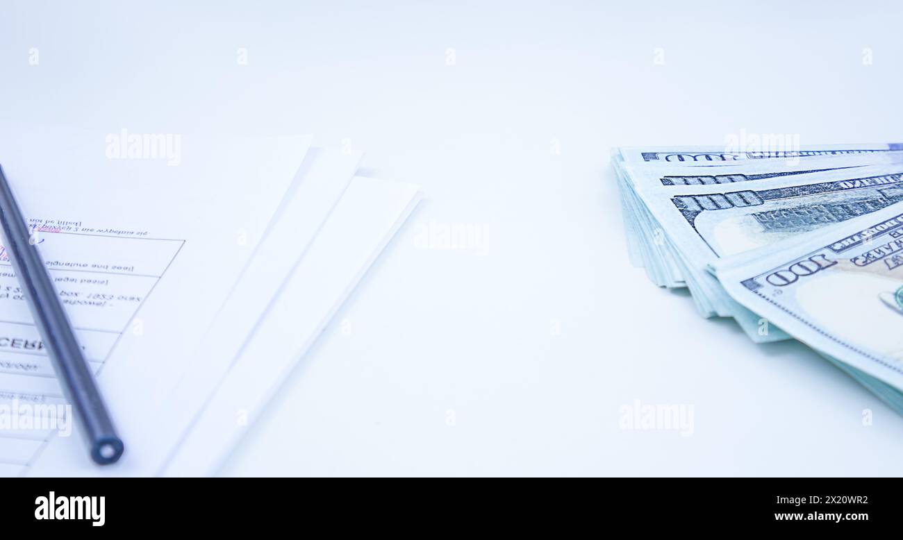 The concept of managing a household budget Stock Photo - Alamy