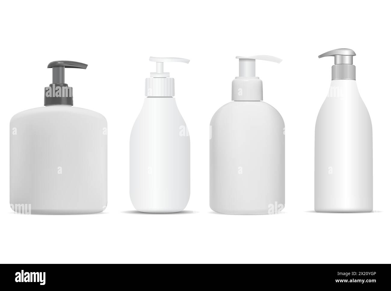 Liquid soap dispenser bottle. Pump bottle template, isolated vector ...