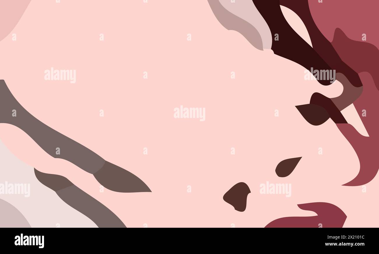 Aesthetic peach abstract background with copy space area. Suitable for ...