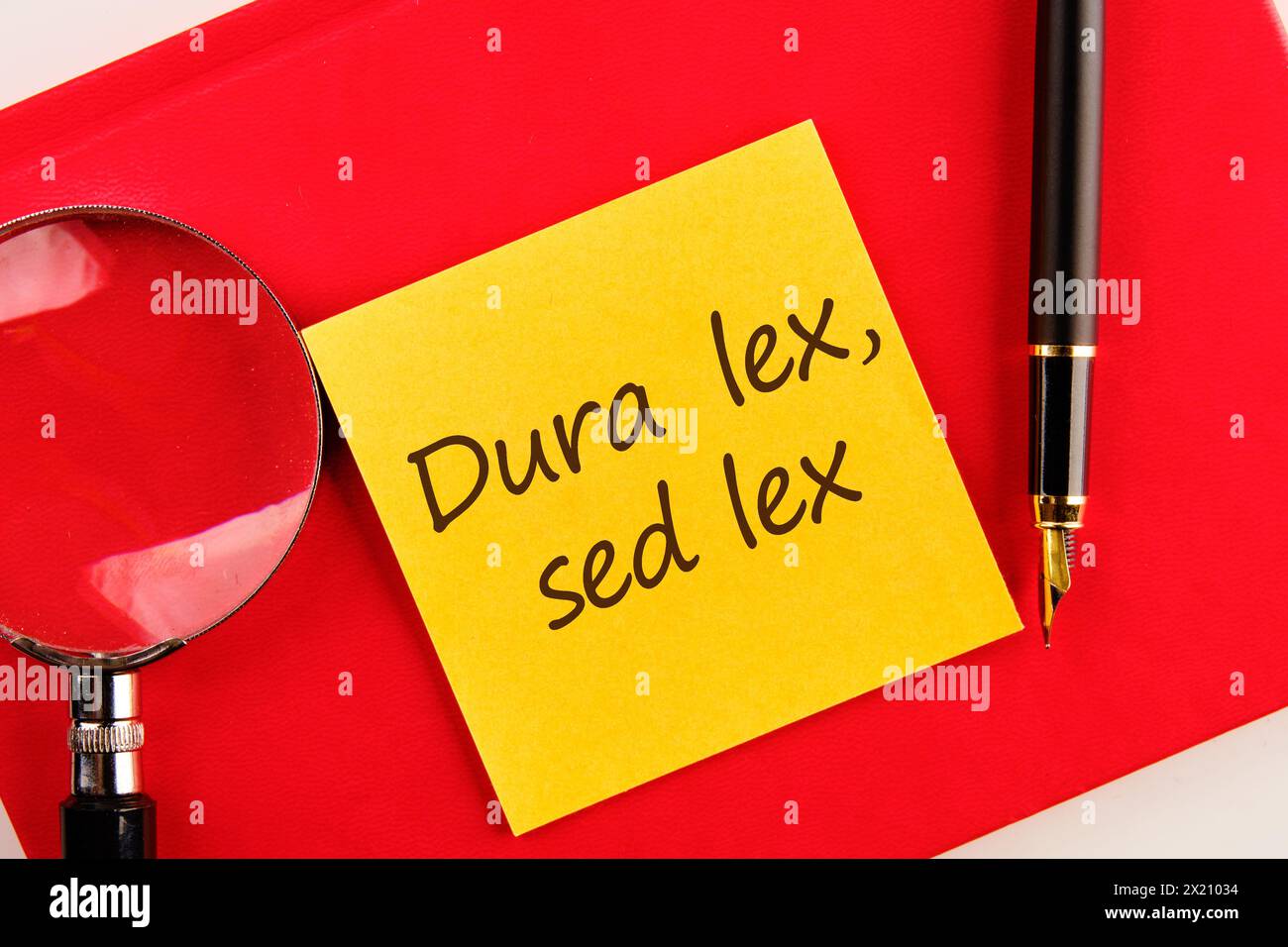 Dura Lex Sed Lex. A Latin phrase meaning The law is harsh, but it is ...