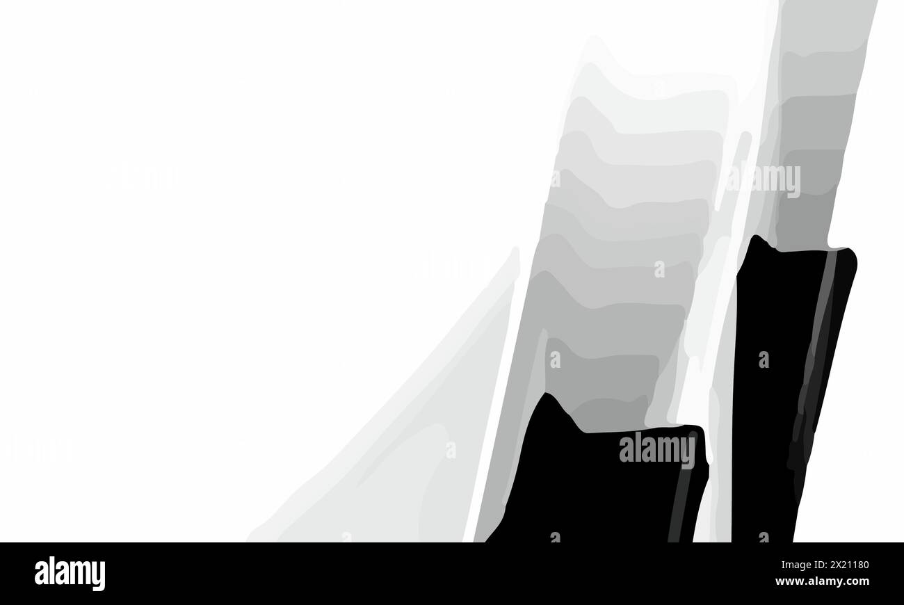 Aesthetic Monochrome Abstract Background With Copy Space Area Suitable For Poster And Banner