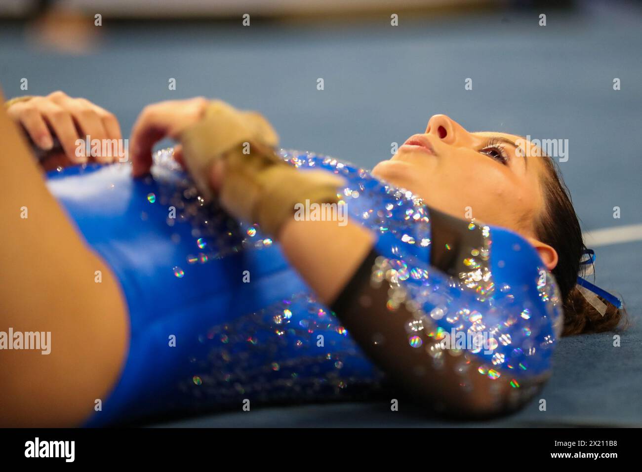 Fort Worth, Texas, USA. 18th Apr, 2024. University of Florida gymnast ...