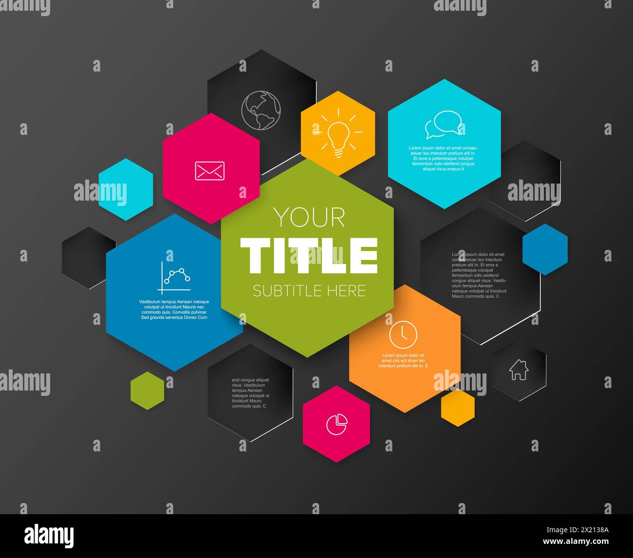 Multipurpose infographic template with icons and information elements ...