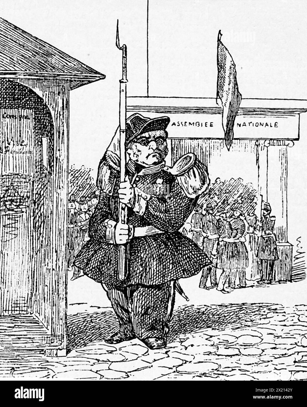 French politician caricature hi-res stock photography and images - Alamy