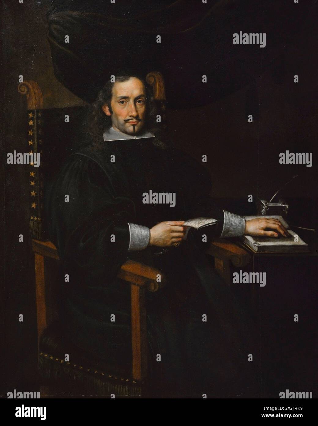 Giovanni Battista Natali (1630-1696). Italian painter. Portrait of the ...