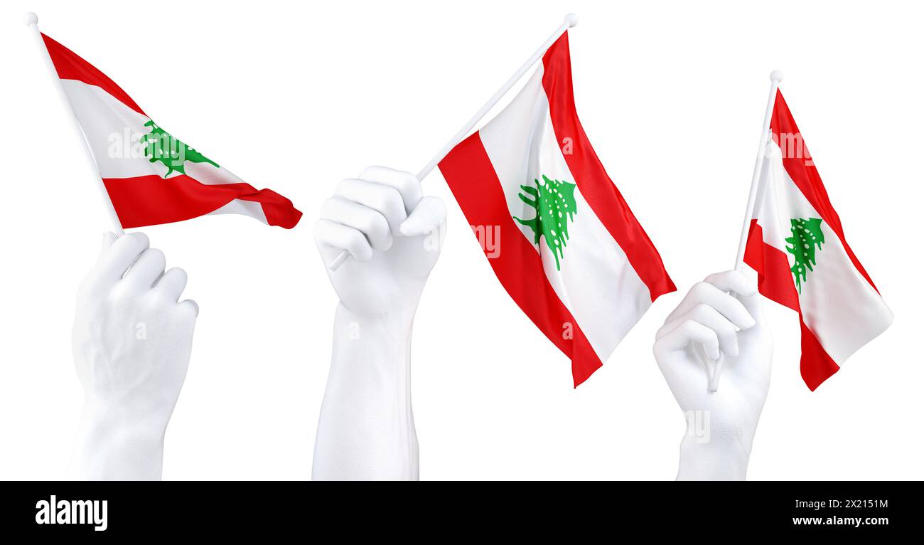 Demonstration lebanon Cut Out Stock Images & Pictures - Alamy
