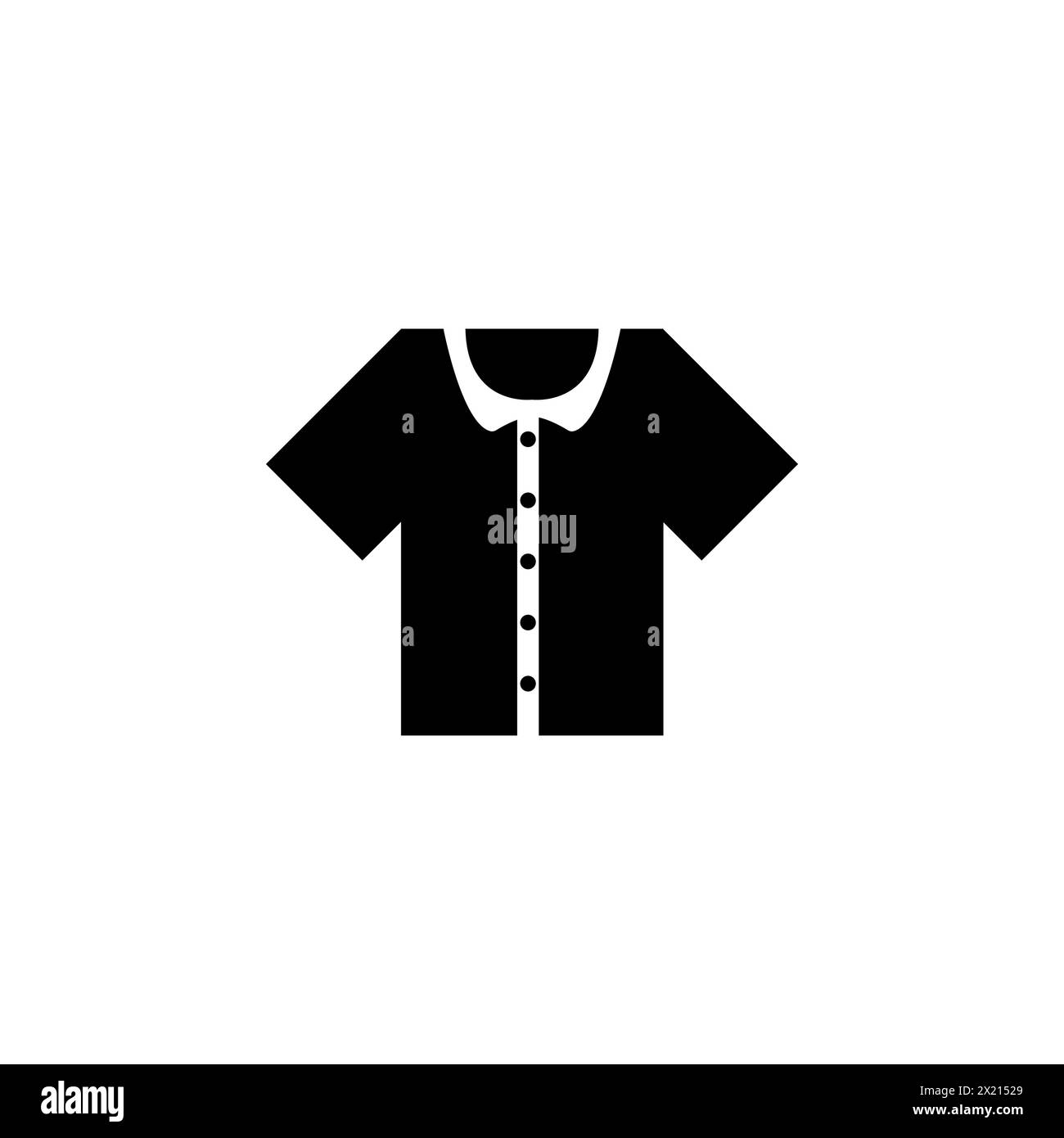 Polo Shirt flat vector icon. Simple solid symbol isolated on white background Stock Vector Image ...