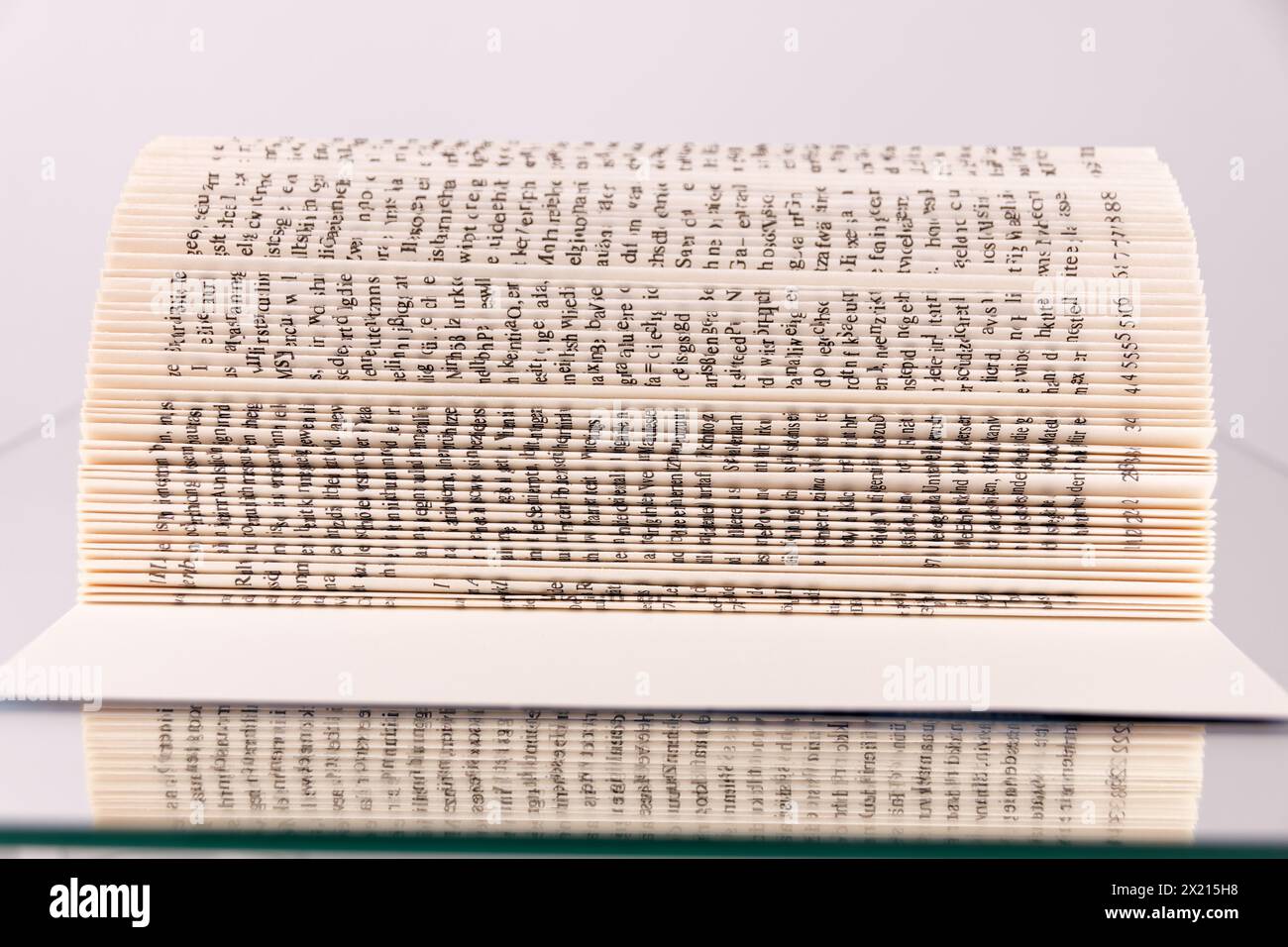 a book with folded pages presents itself as an analogue store of ...