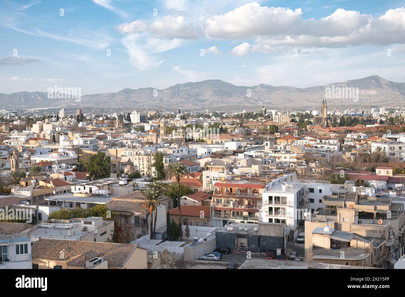 Nicosia City View. Old Town. Cyprus Stock Photo - Alamy