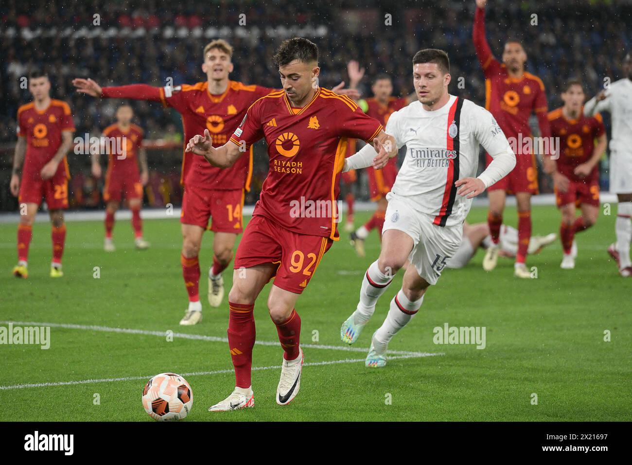 18th April 2024, Stadio Olimpico, Roma, Italy; Uefa Europa League ...
