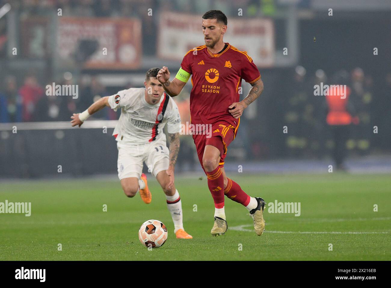18th April 2024, Stadio Olimpico, Roma, Italy; Uefa Europa League ...