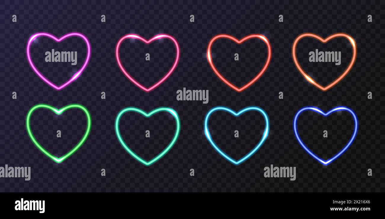 Purple heart trail Stock Vector Images - Alamy