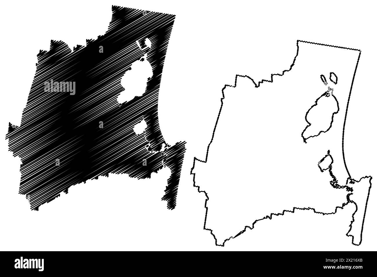 Shire of Noosa (Commonwealth of Australia, Queensland state) map vector ...