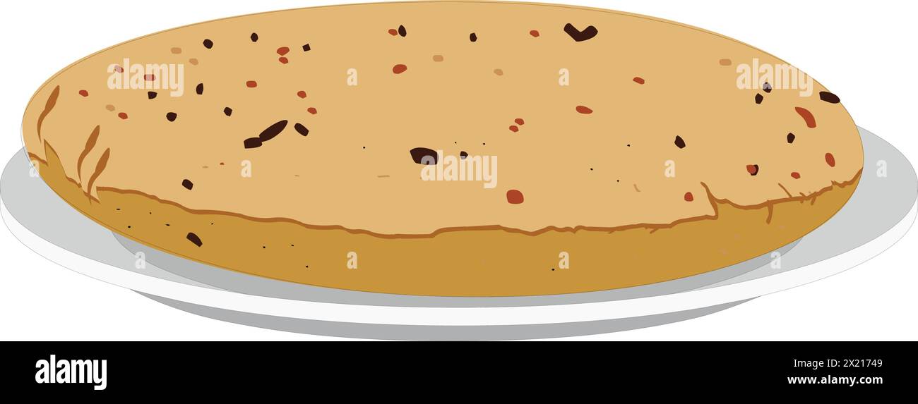 Indian chapati chapatti Stock Vector Images - Alamy