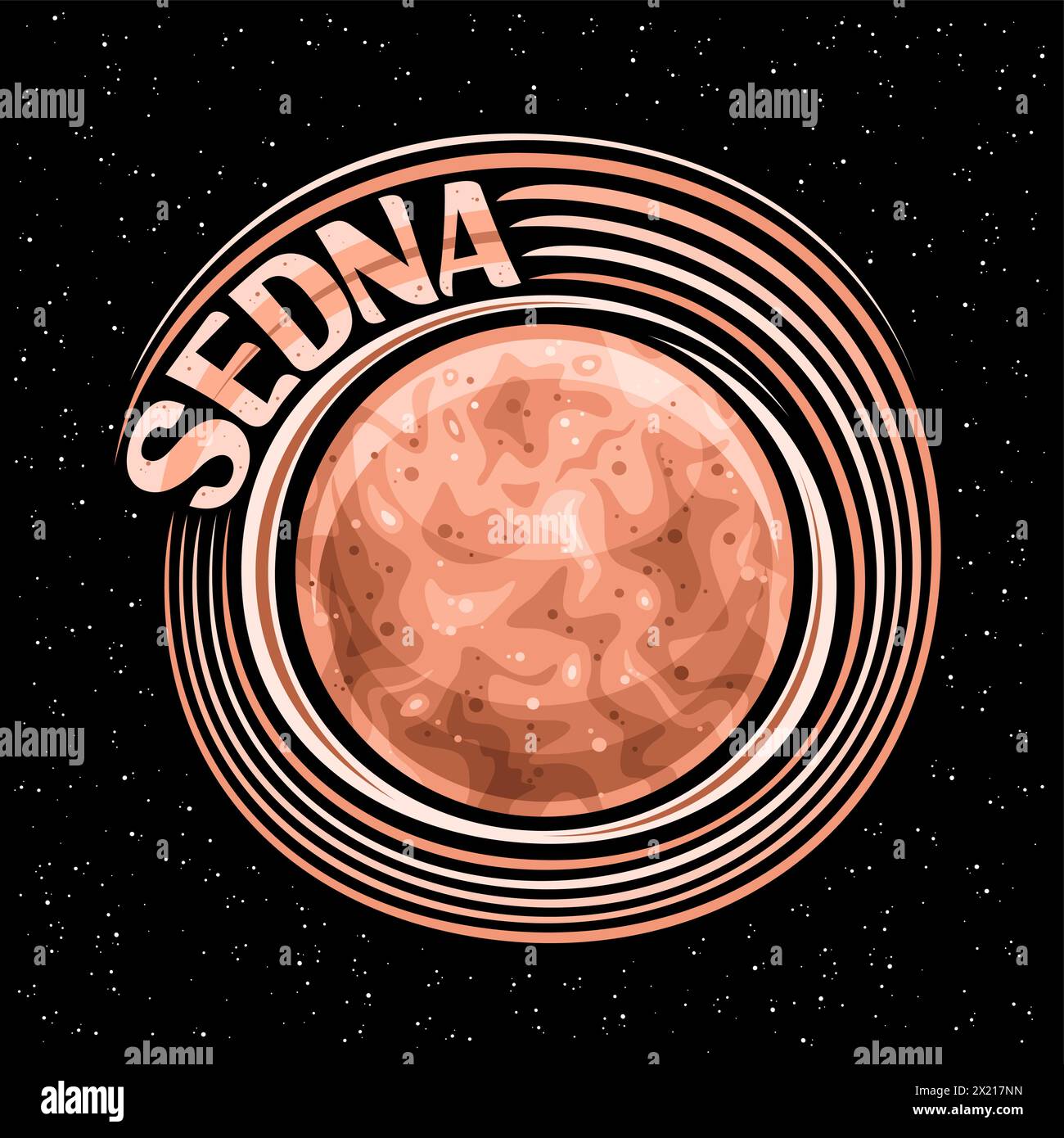 Red dwarf star planet Stock Vector Images - Alamy