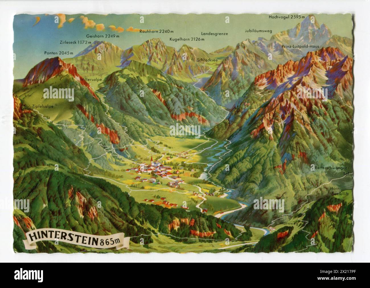geography / travel, Germany, mounts, Allgaeu Alps, Hinterstein, picture ...
