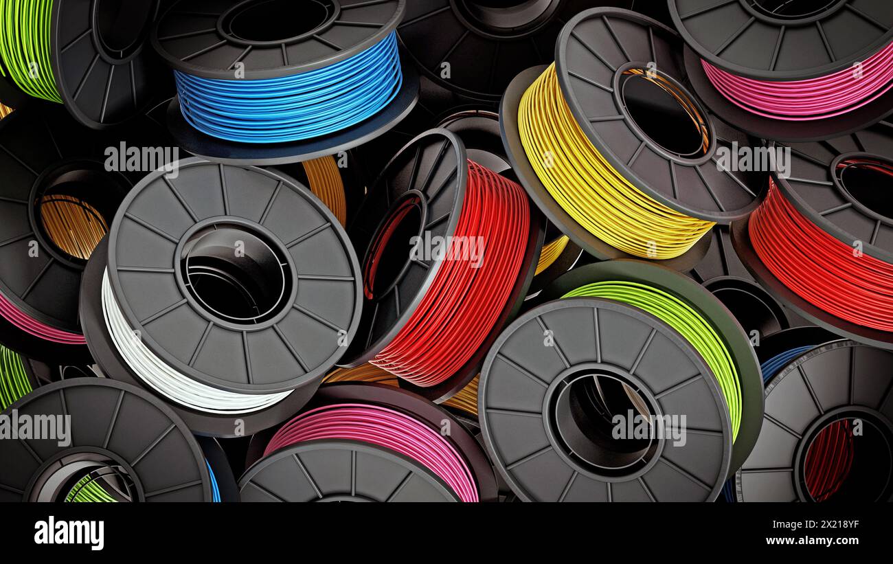 Blue colored filaments hi-res stock photography and images - Alamy