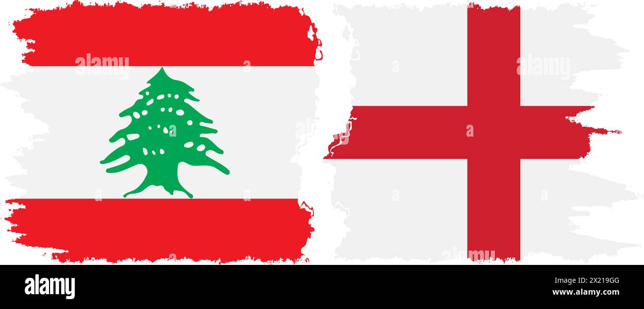 England lebanon flag hi-res stock photography and images - Alamy