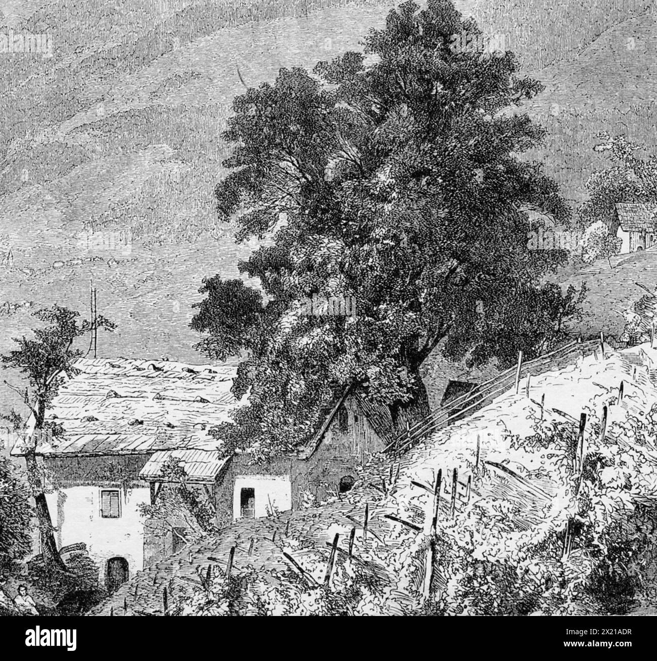 Painting of homesteads hi-res stock photography and images - Alamy