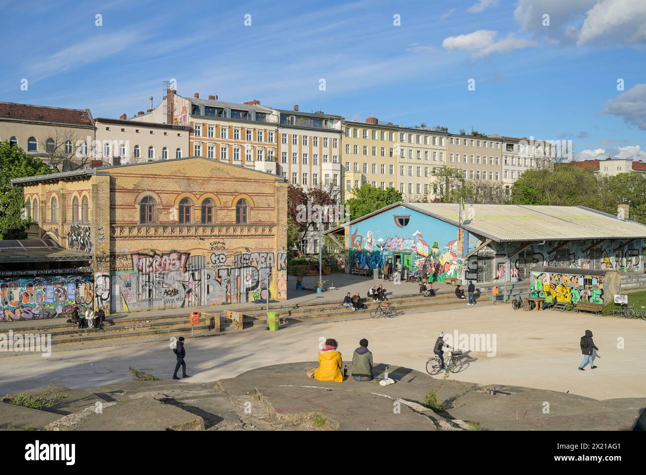 Görlitzer Park, Kreuzberg, Friedrichshain-Kreuzberg, Berlin, Deutschland Stock Photo - Alamy
