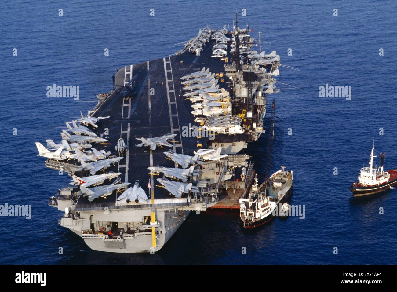- aircraft carrier Kennedy during NATO exercises in the Mediterranean ...