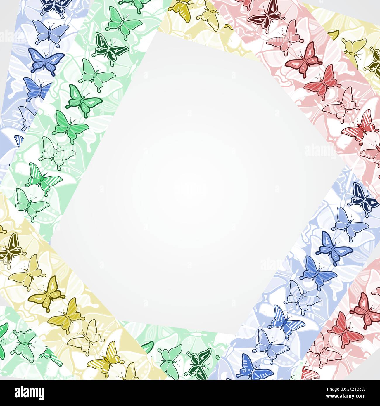 Abstract colorful frame background Stock Vector Images - Alamy
