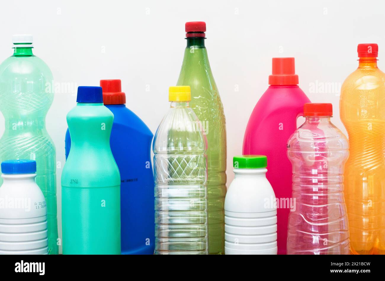 Empty plastic bottles Stock Photo - Alamy