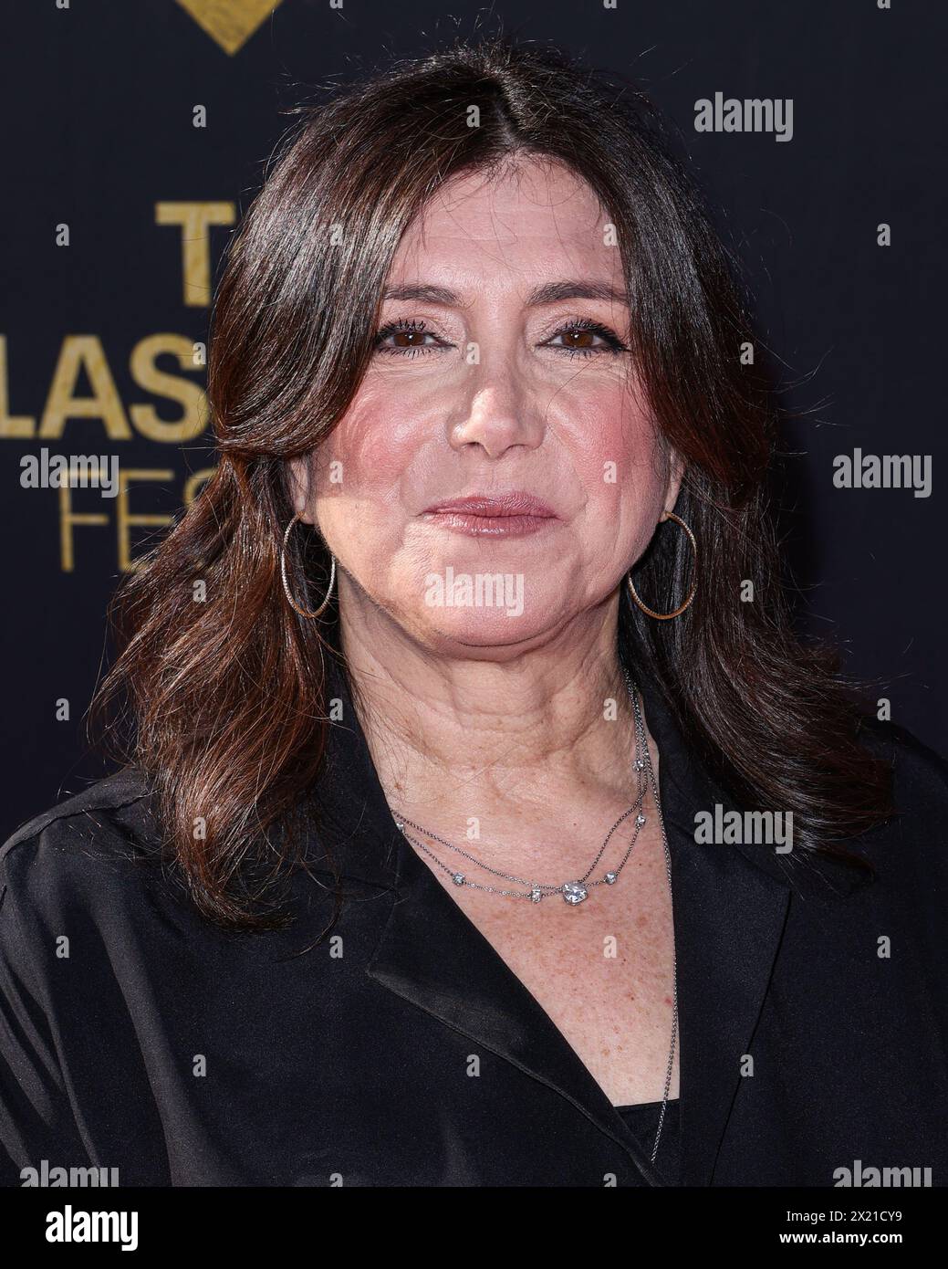 HOLLYWOOD, LOS ANGELES, CALIFORNIA, USA - APRIL 18: Stacey Sher arrives ...