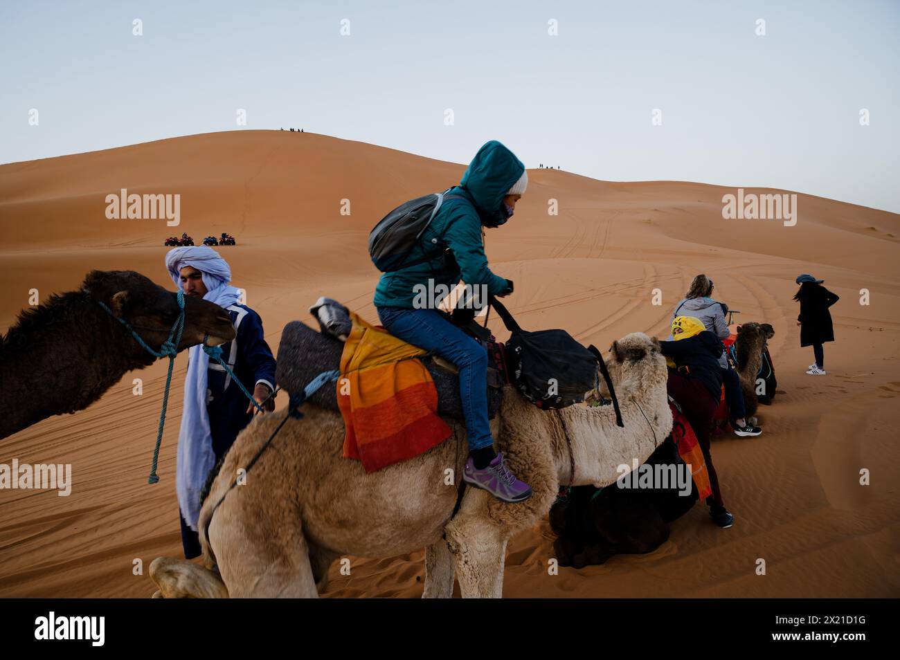 Female adventurer exploring desert hi-res stock photography and images ...