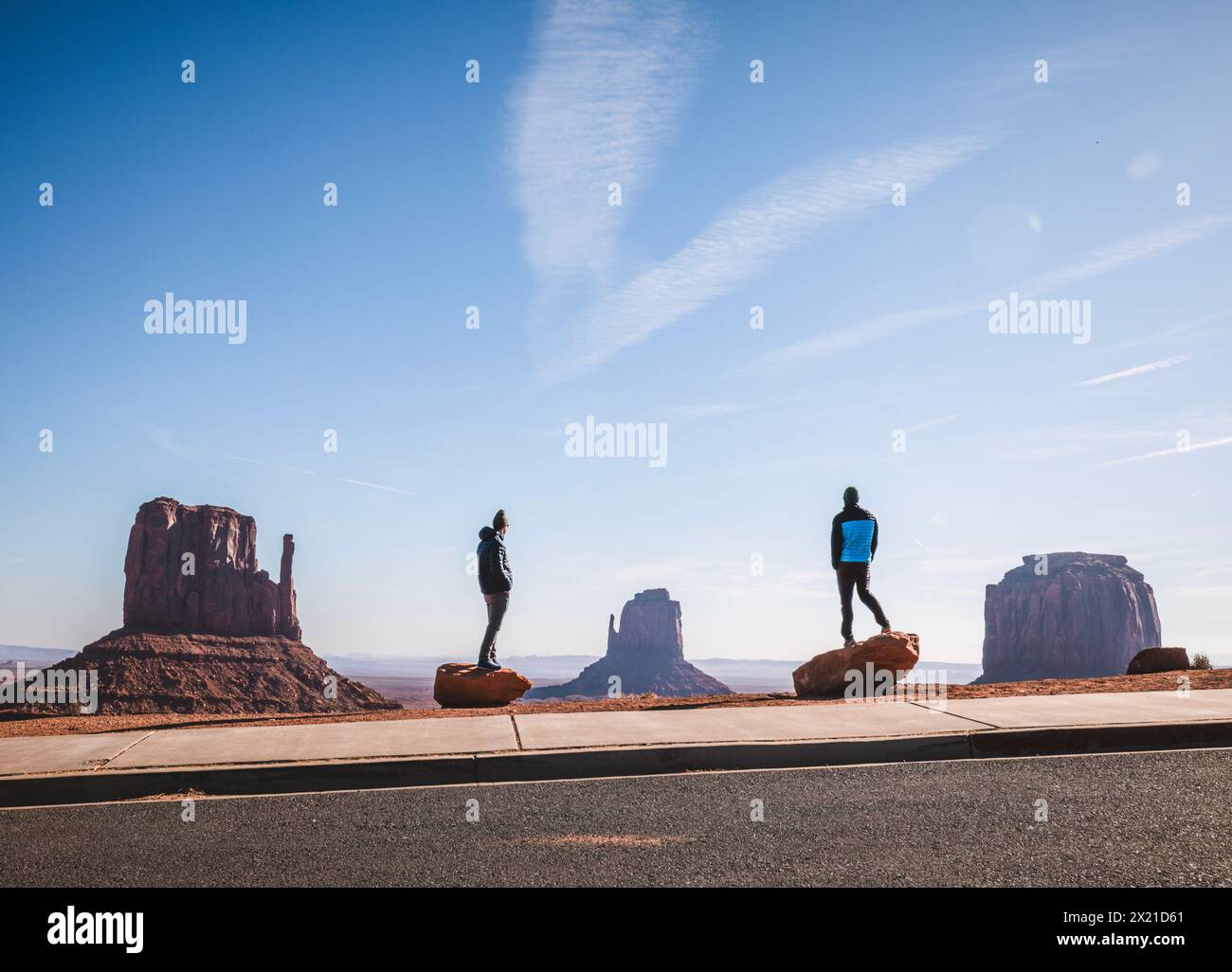 Two men stand hi-res stock photography and images - Alamy