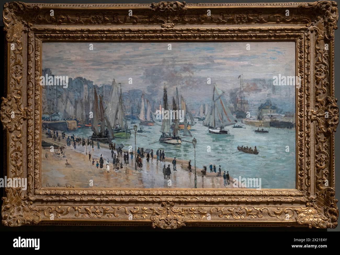Paris, France - 04 12 2024: Orsay Museum. Le Havre, Fishing Boat ...