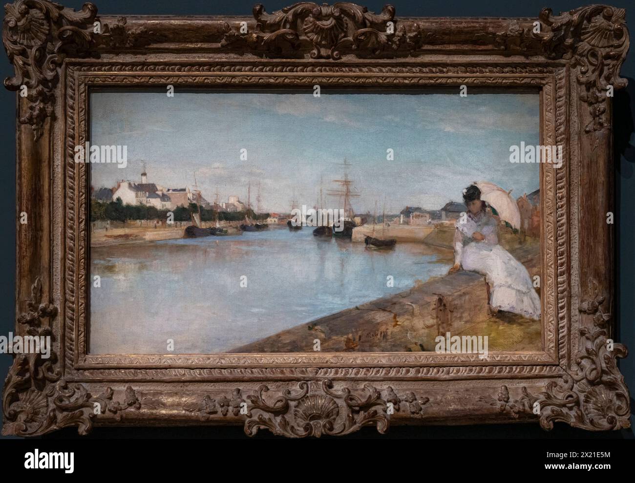 Paris, France - 04 12 2024: Orsay Museum. View of the Little Port of ...