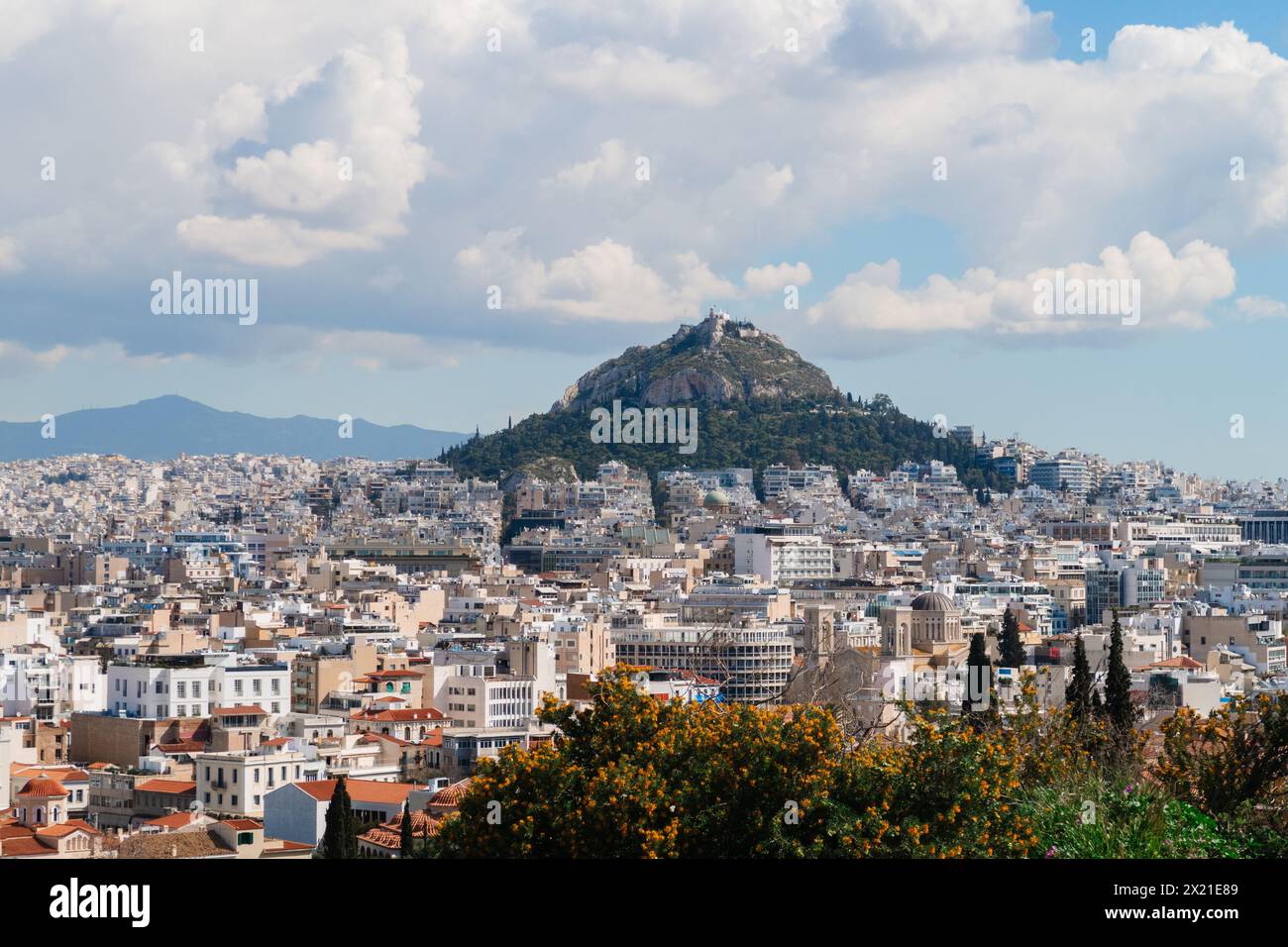 Athens landscape sunset hi-res stock photography and images - Alamy