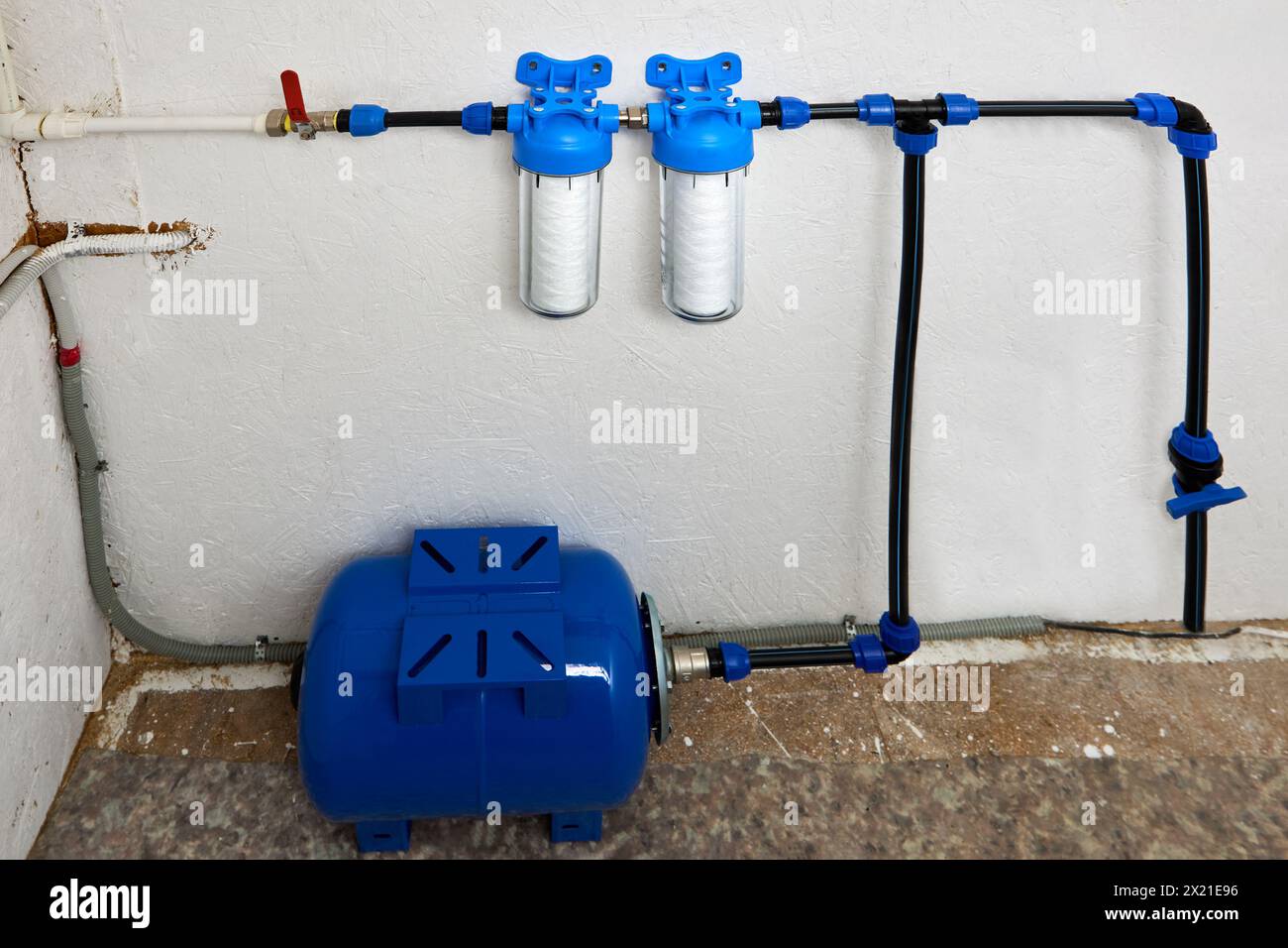 Hydraulic accumulator, reverse osmosis storage tank and string wound ...