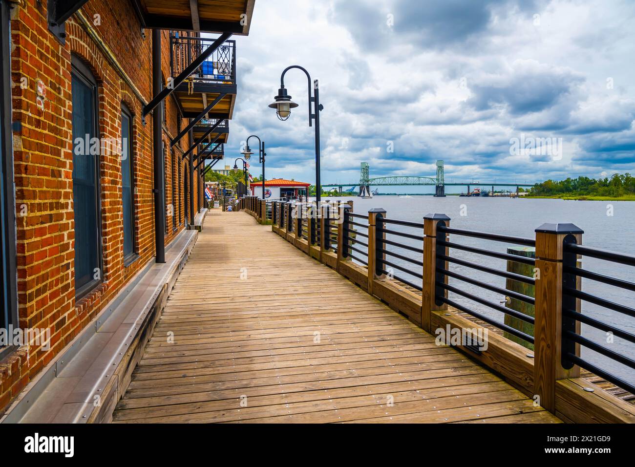 The very beautiful town of Wilmington Beach, North Carolina Stock Photo ...