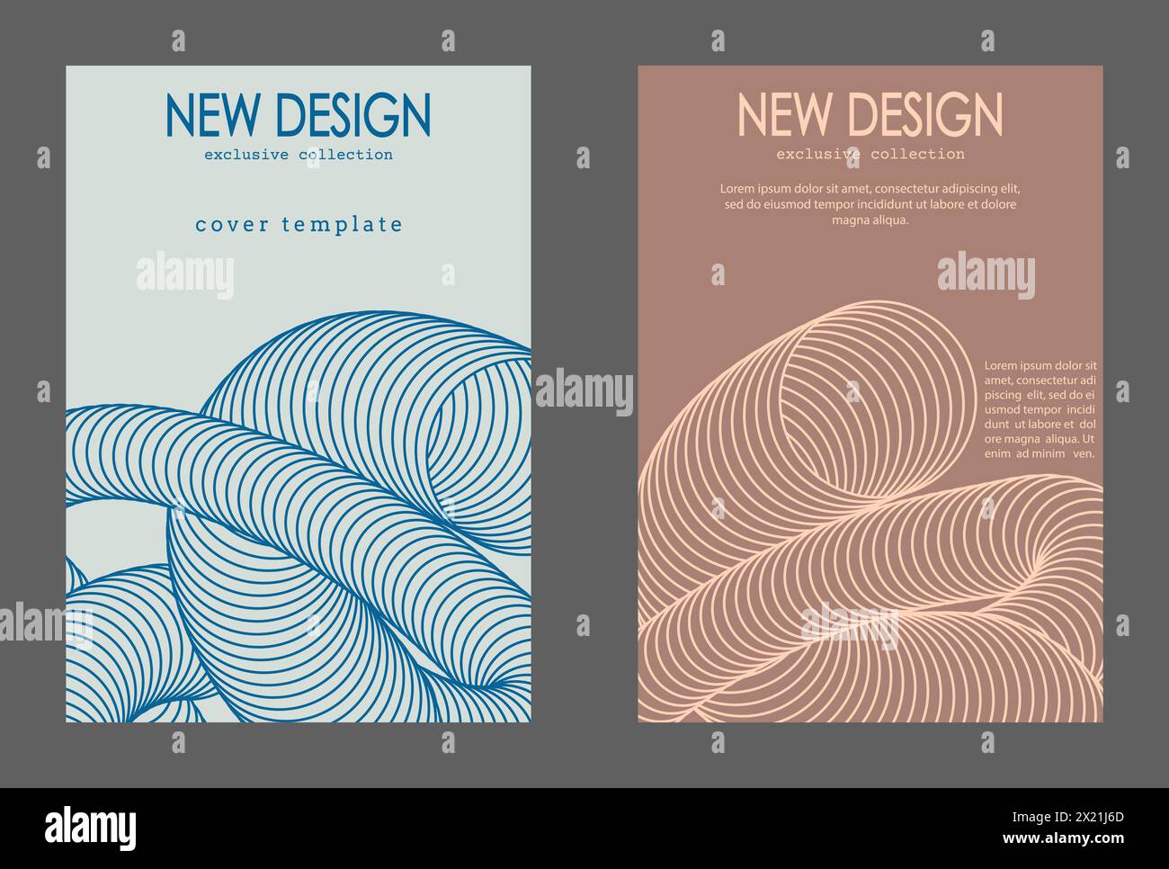 The dynamic shape of the parallel lines creates the illusion of volume ...