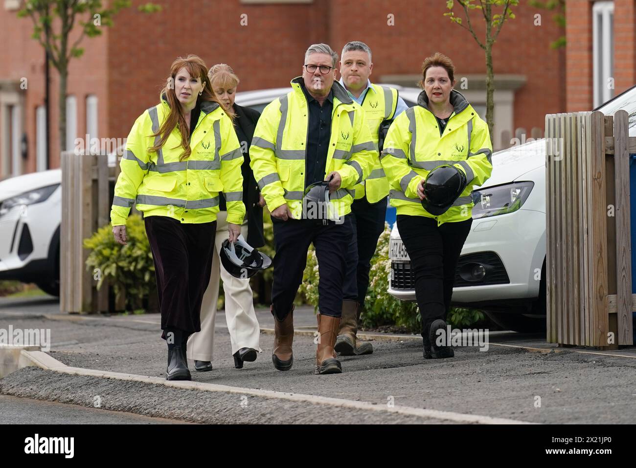 Labour leader Sir Keir Starmer with deputy leader Angela Rayner (left ...