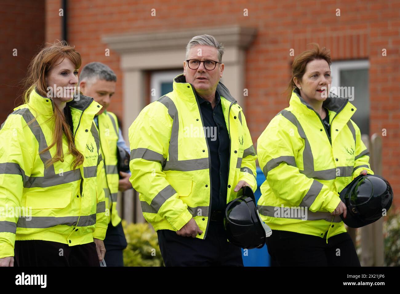 Labour leader Sir Keir Starmer with deputy leader Angela Rayner (left ...