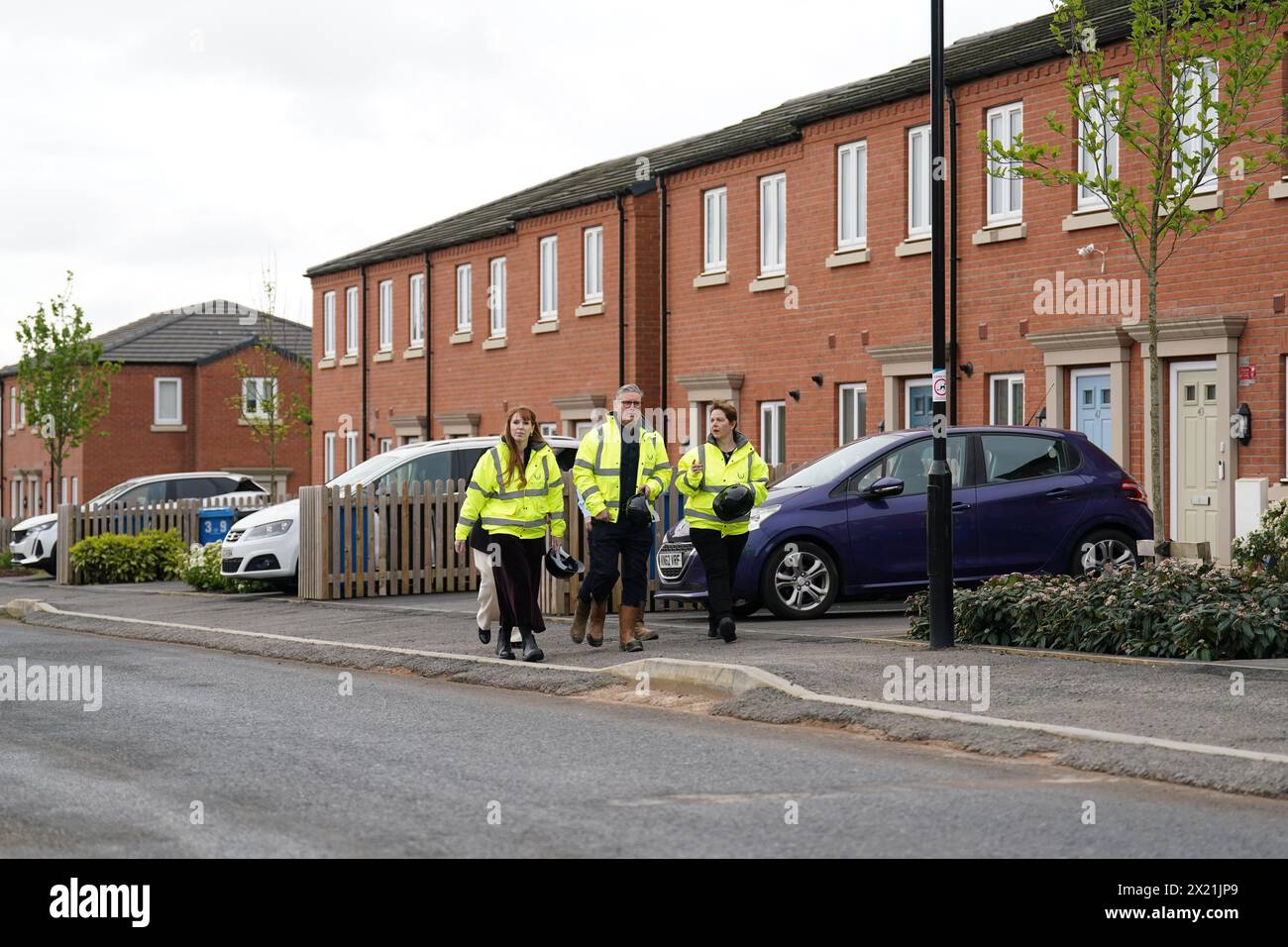 Labour leader Sir Keir Starmer with deputy leader Angela Rayner (left ...