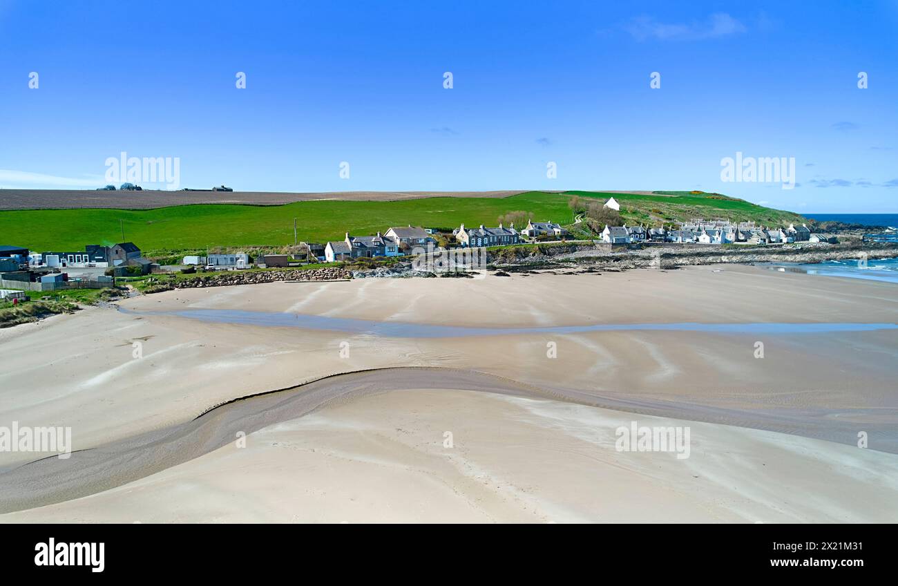 Sandend Portsoy Aberdeenshire Scotland village houses the exceptional ...