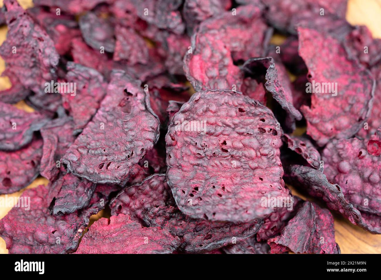 Root beet (Beta vulgaris), beetroot crisps Stock Photo - Alamy