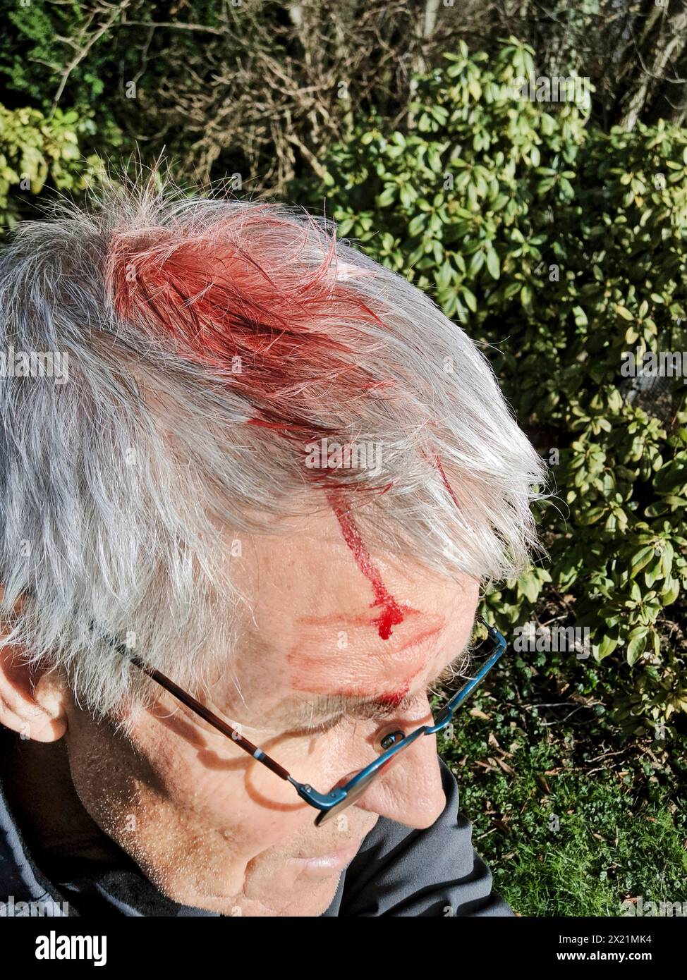 Bloody glass head hi-res stock photography and images - Alamy