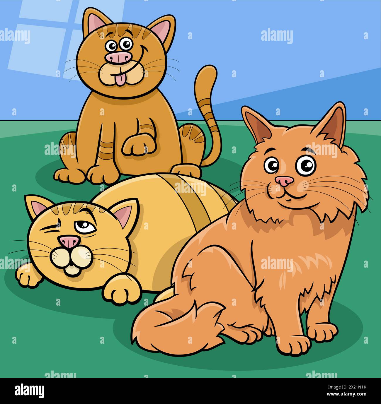 Cartoon cute home pets vector collection set of pets animal hi-res ...