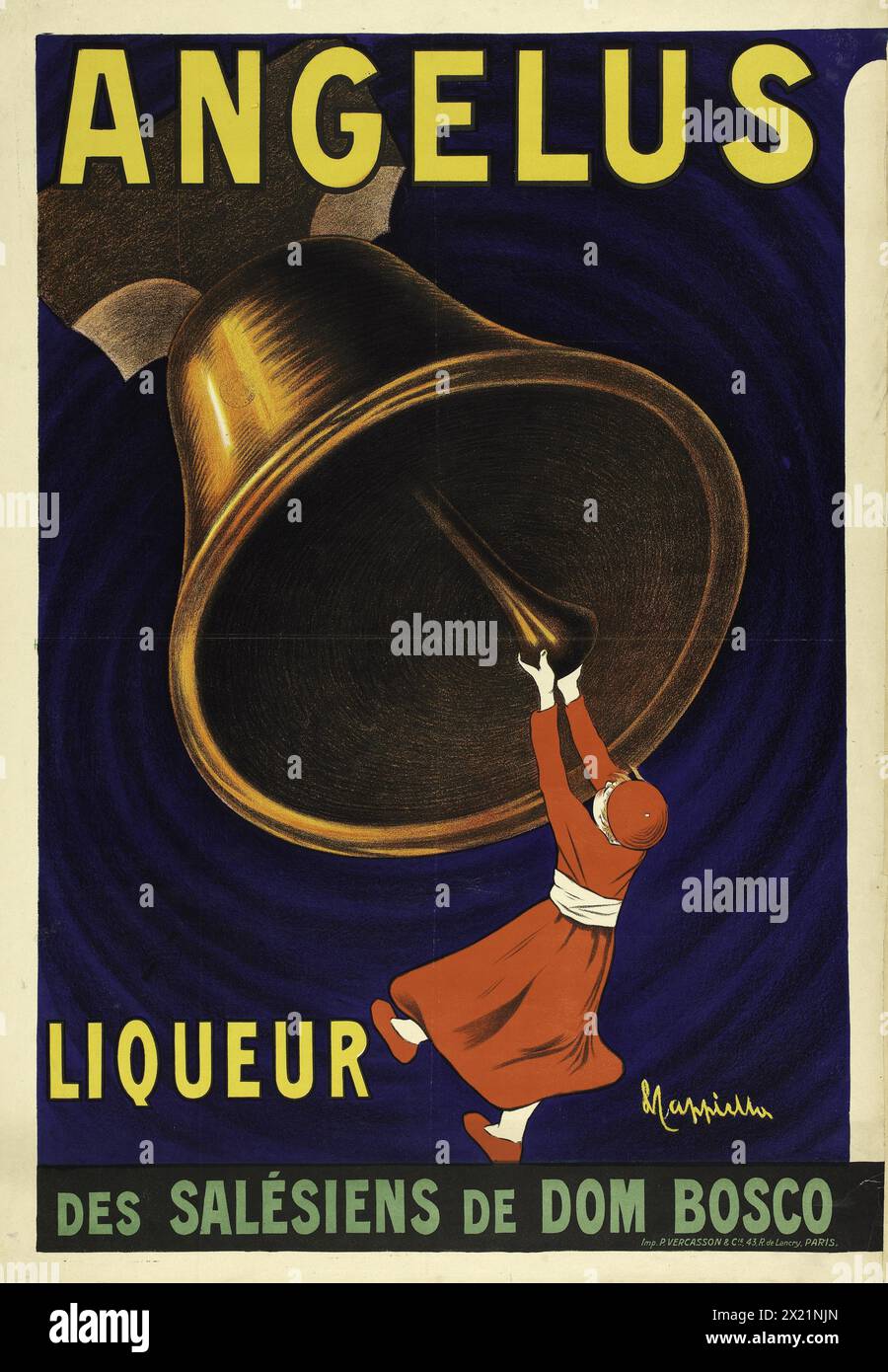 Angelus, liqueur of the Salesians of Dom Bosco - vintage poster ...