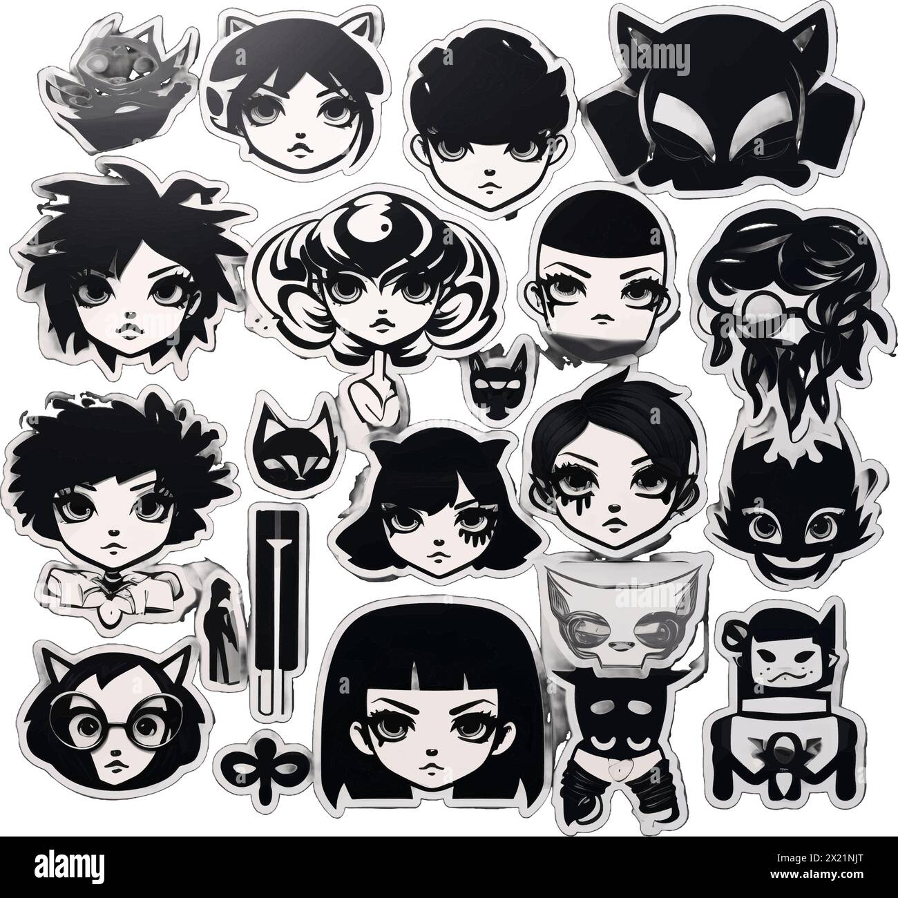 Silhouette artist Stock Vector Images - Alamy