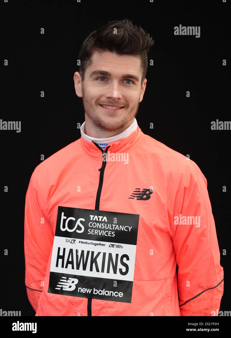 Great Britain's Callum Hawkins during the elite men's press conference ...