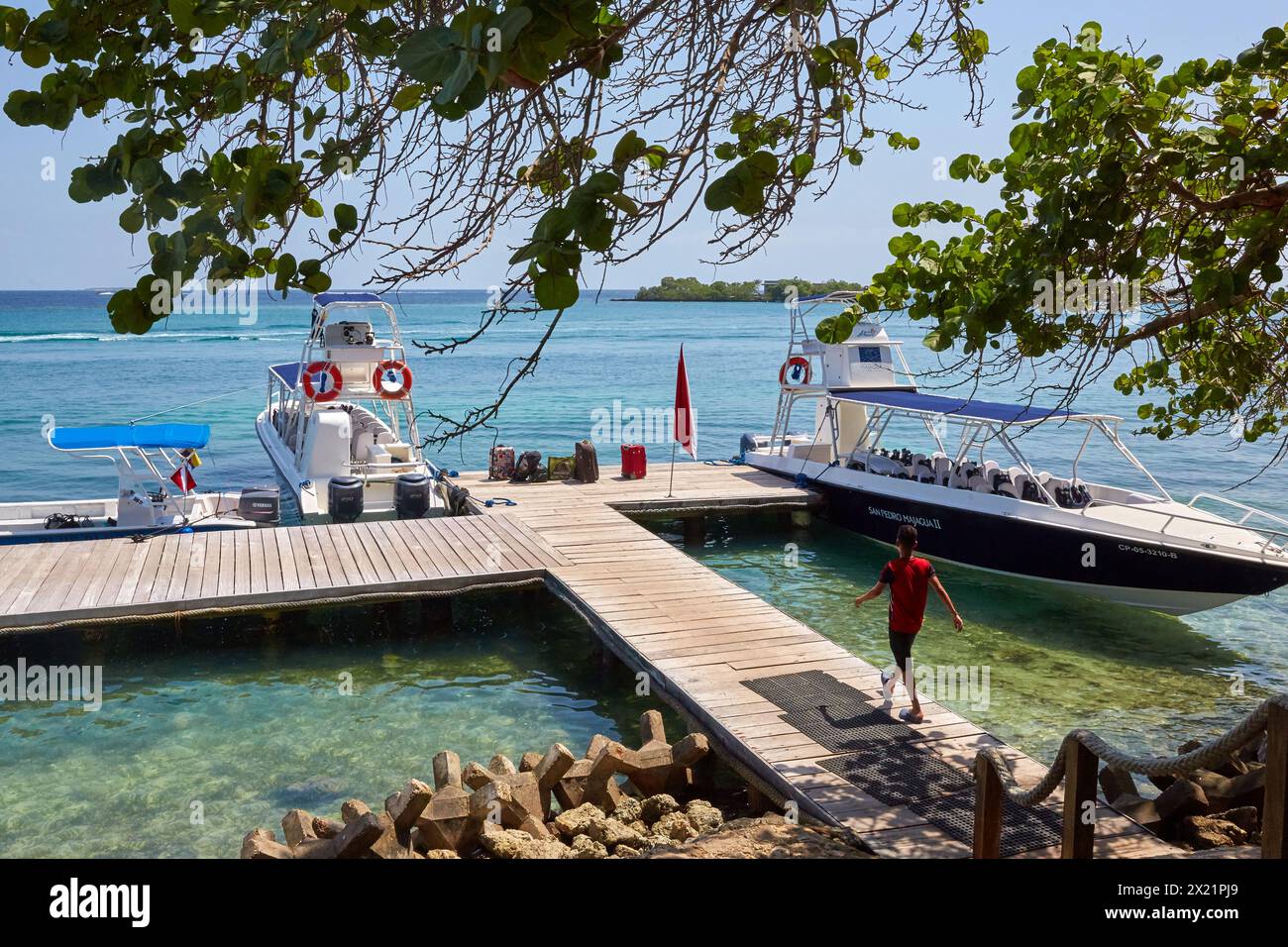 Caribbean Sea, Isla Grande, Rosario Islands, Cartagena de Indias ...