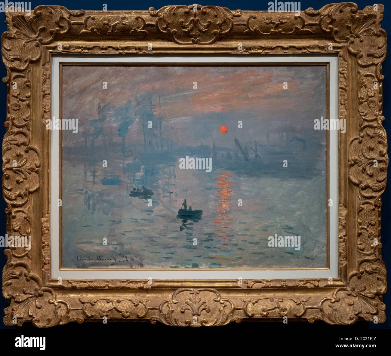 Paris, France - 04 12 2024: Orsay Museum. Impression, Rising Sun ...