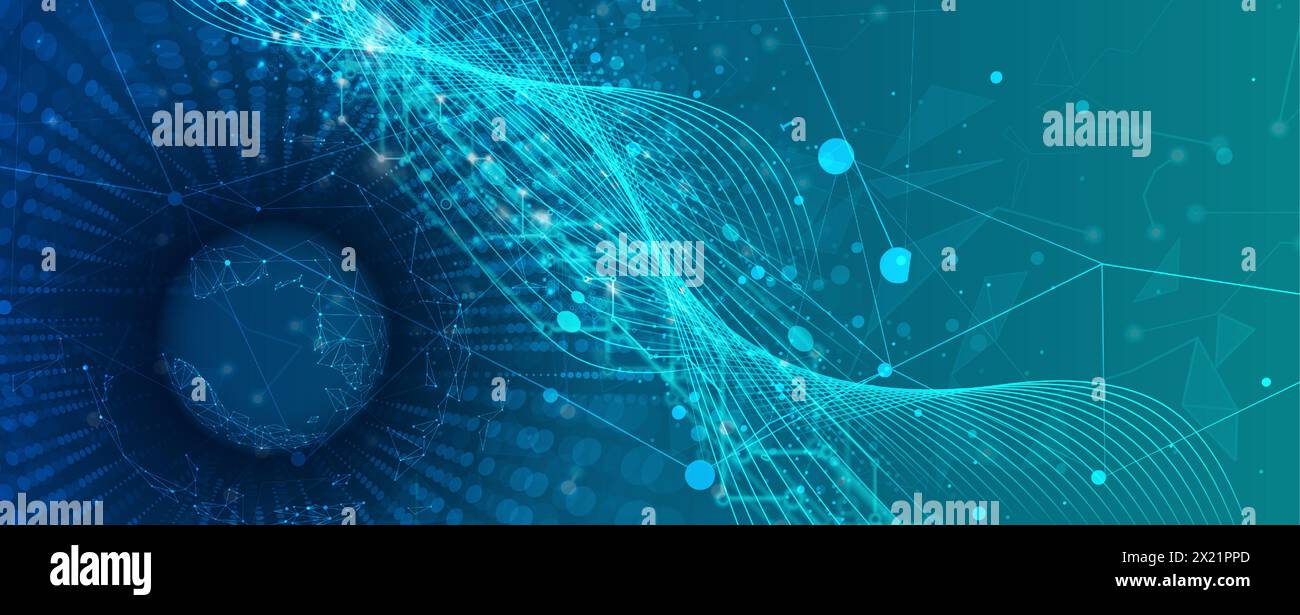 Abstract vector art background. Futuristic technology style. Elegant ...