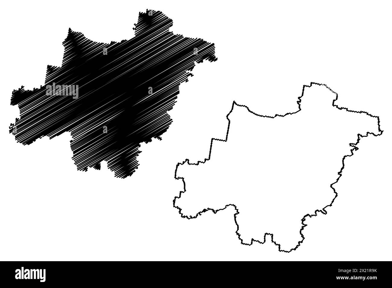 Logan City (Commonwealth of Australia, Queensland state) map vector ...